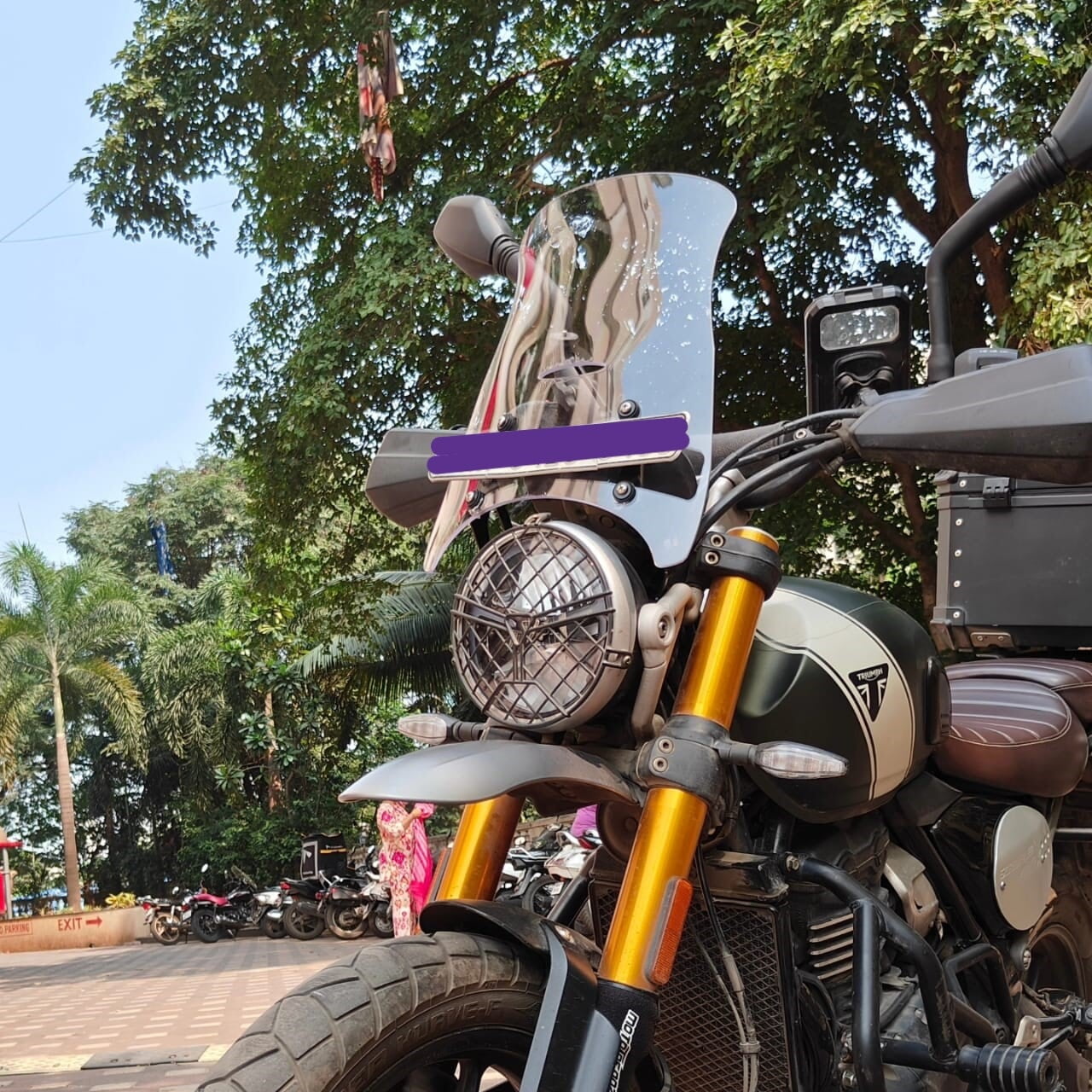 TS1 Windshiled for Triumph Scrambler 400X